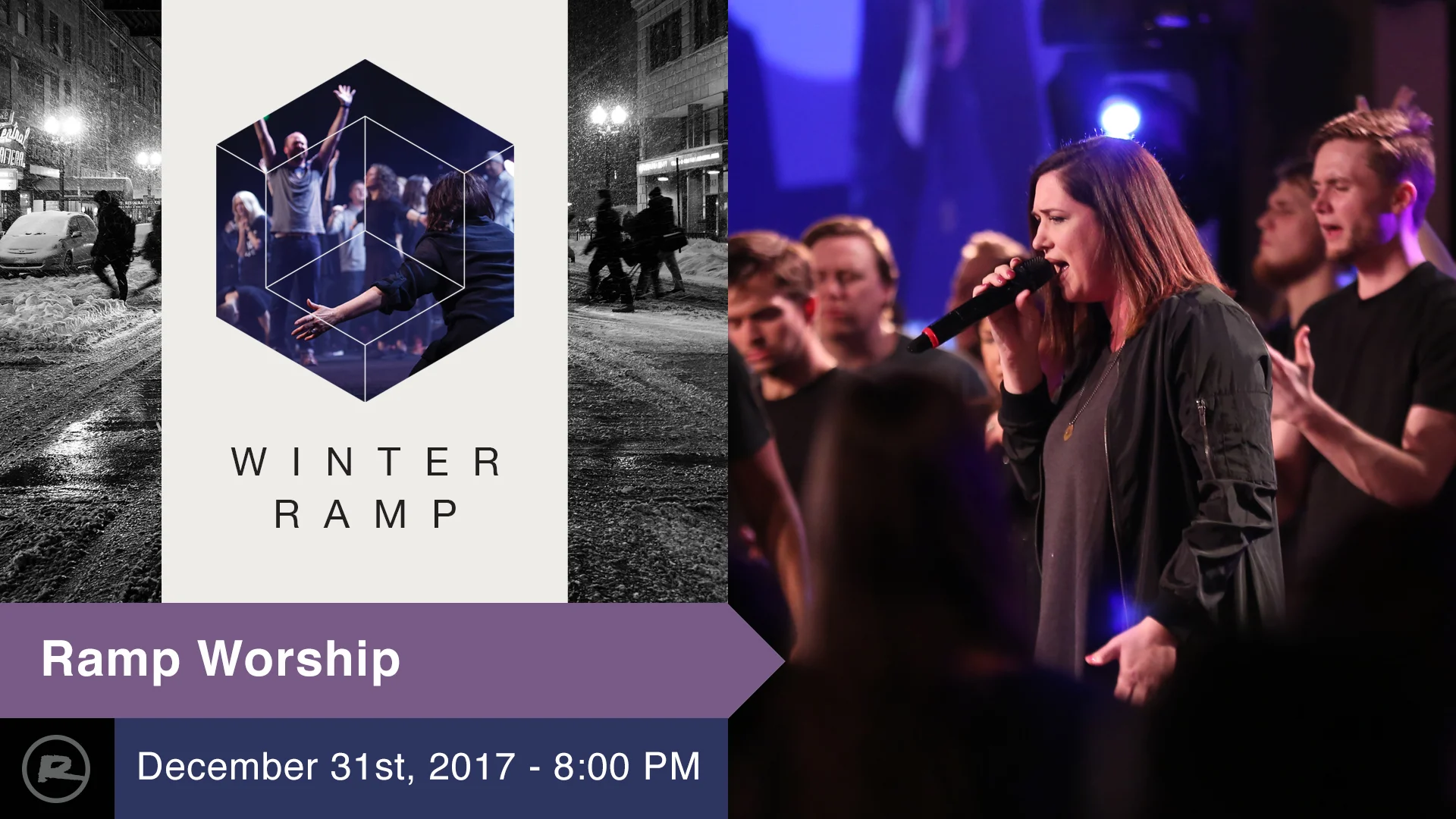 12/31/17 Sunday 8 PM Worship - Winter Ramp on Vimeo