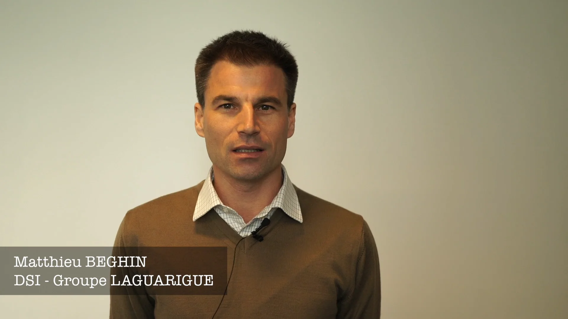 Témoignage Matthieu BEGHIN – DSI Groupe LAGUAGARIGE on Vimeo
