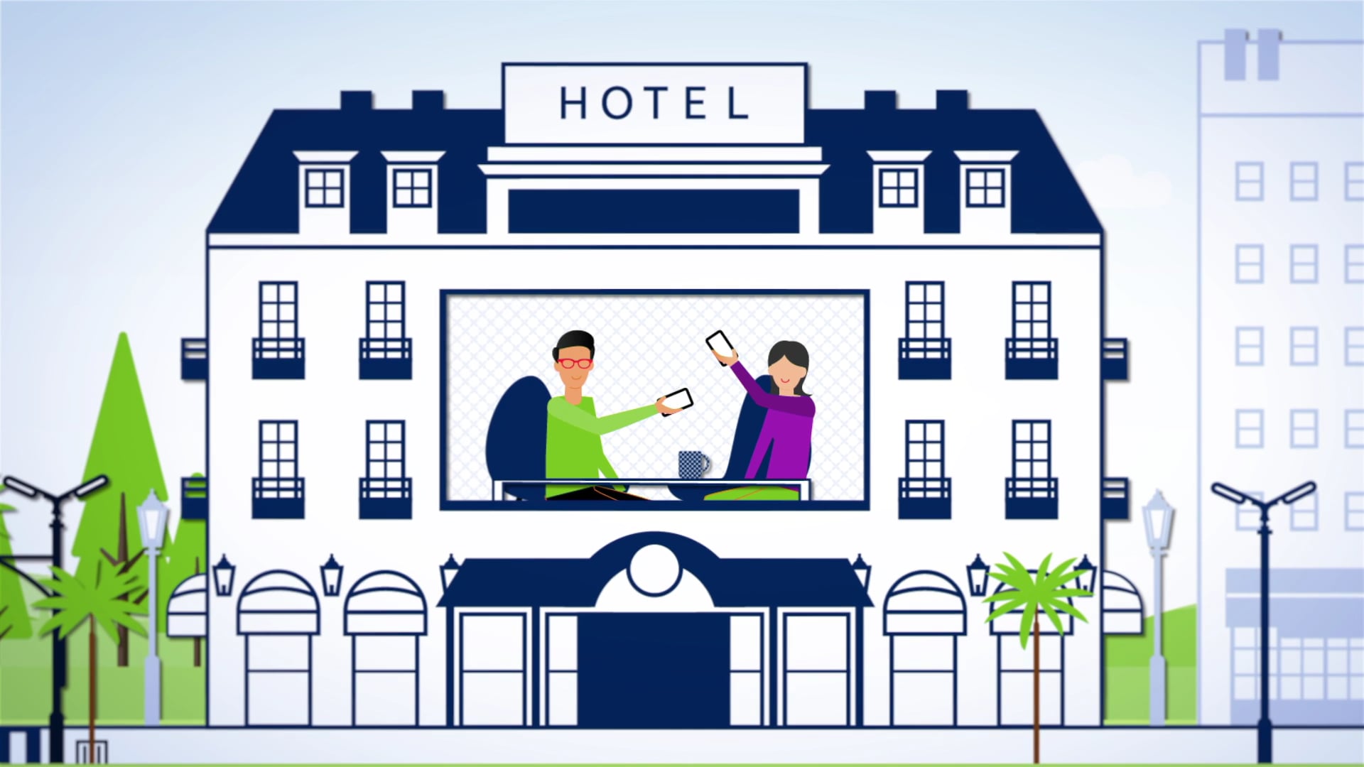 Ruckus Hotel Wi-Fi Animation on Vimeo