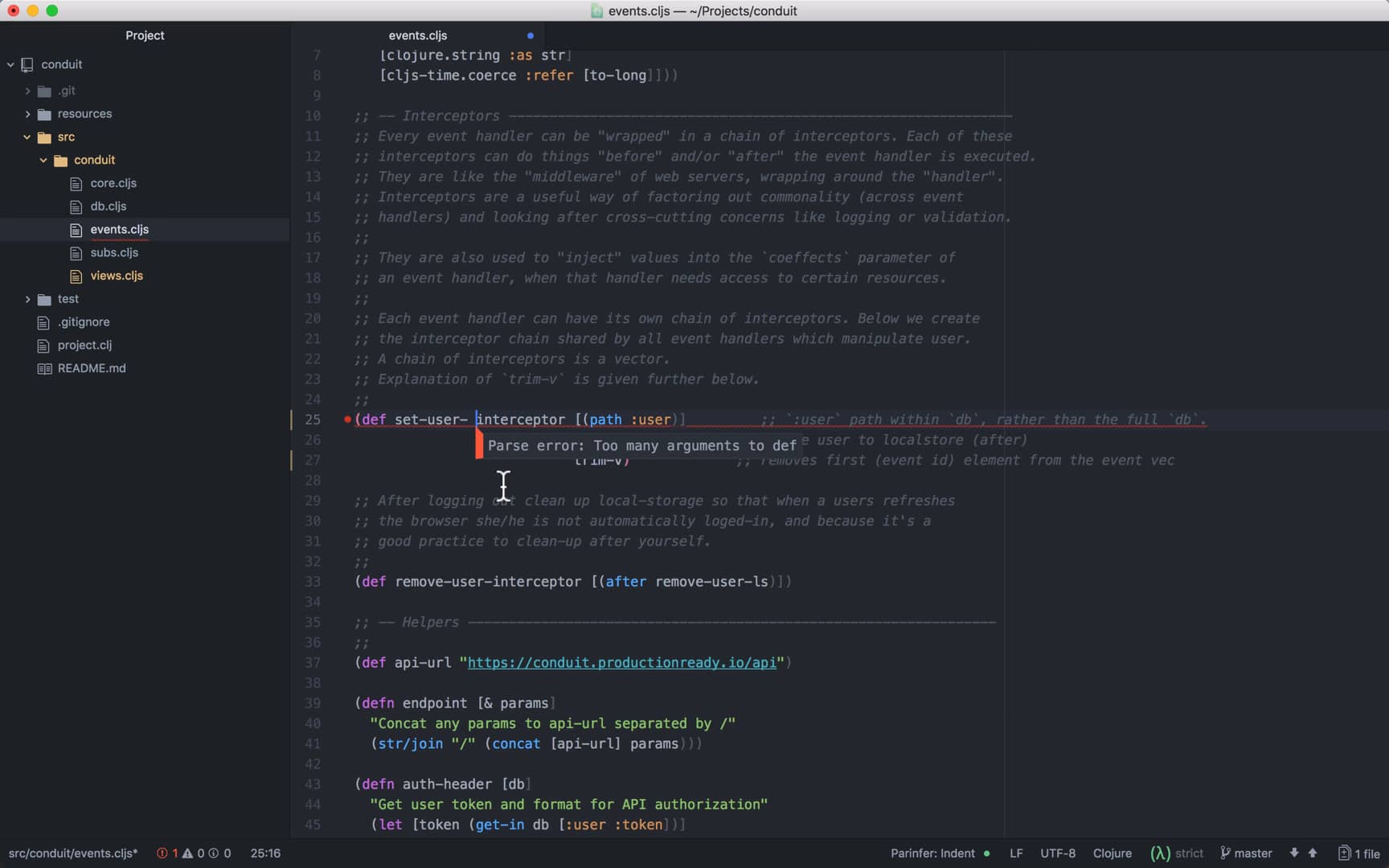 Atom for Clojure - Linter on Vimeo