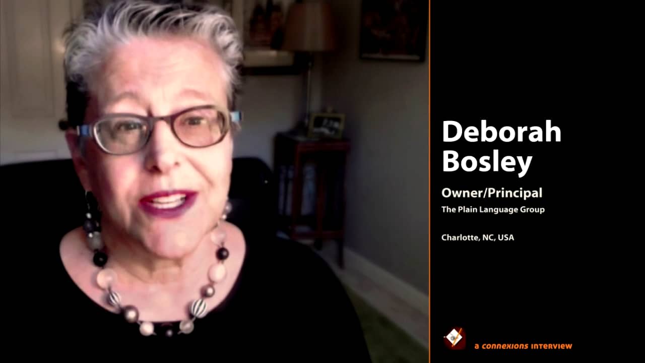 Interview with Deborah Bosley - connexions interview for issue 6, 2018 ...