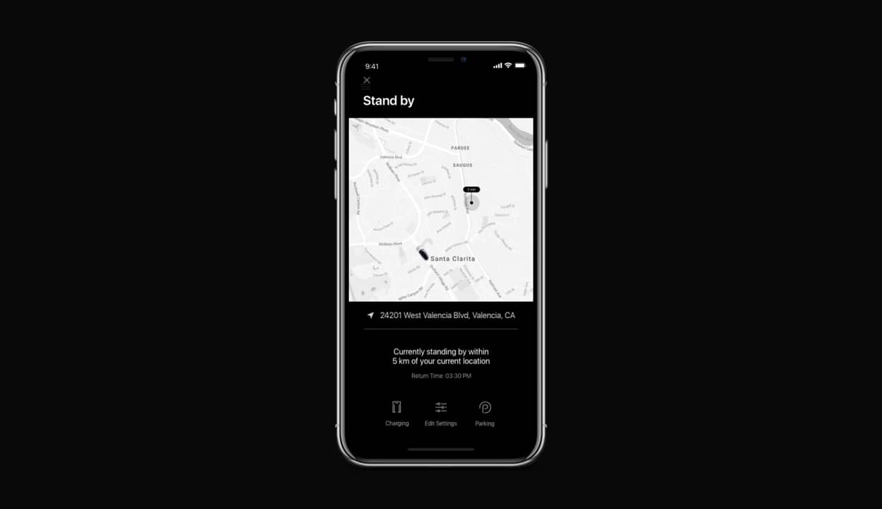 Tesla Autopilot App - Standby UX Animation on Vimeo