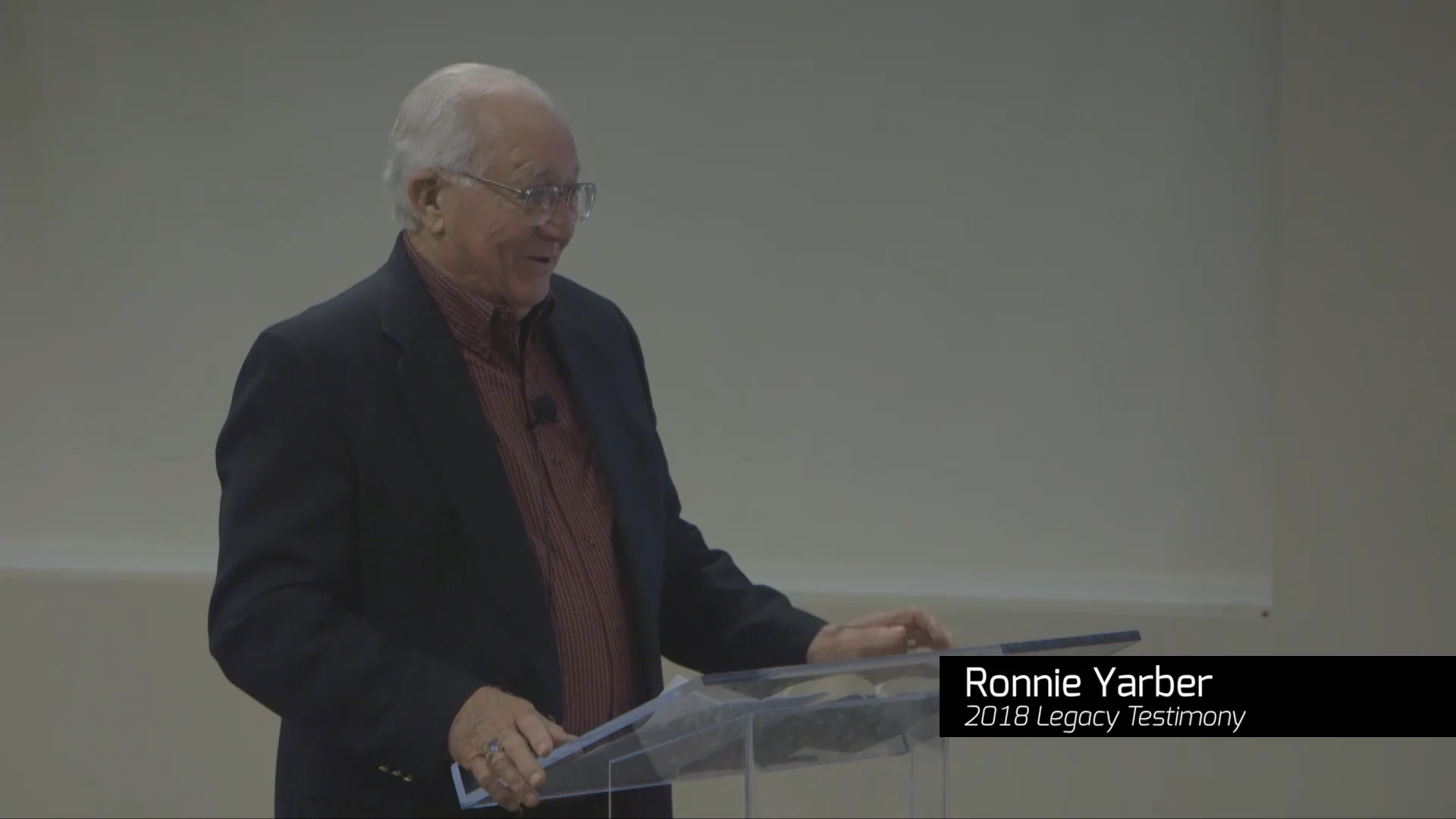 Ronnie Yarber - 20th Anniversary Testimony