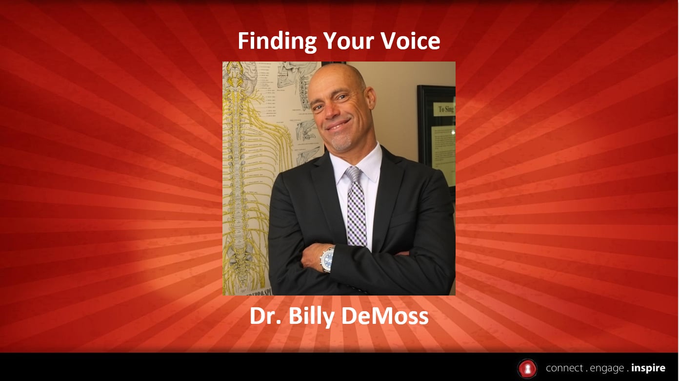 CTAcademy - Finding Your Voice - Dr. Billy DeMoss - 01.11.18