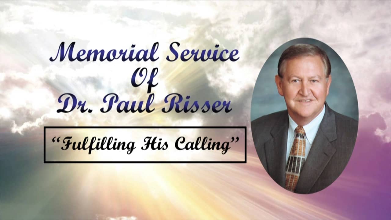 Dr. Paul Risser's Memorial Service on Vimeo