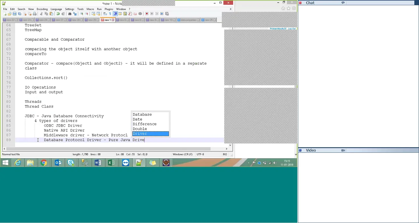 Java Session-20180111 0940-1 on Vimeo