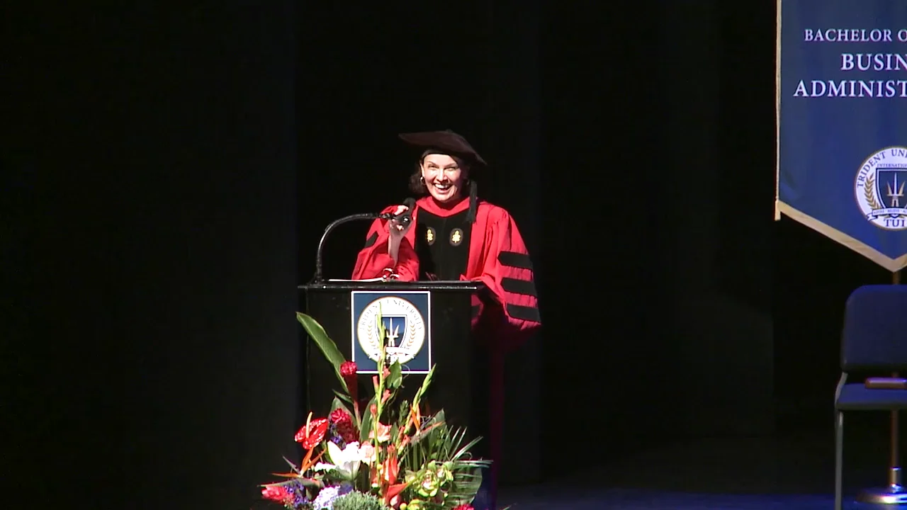 Provost-MC-Dr.Tanasescu -2017 Trident University Commencement Ceremony ...