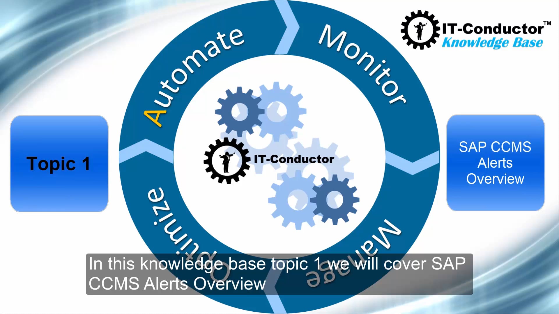 IT-Conductor SAP CCMS Alert Monitoring Overview on Vimeo