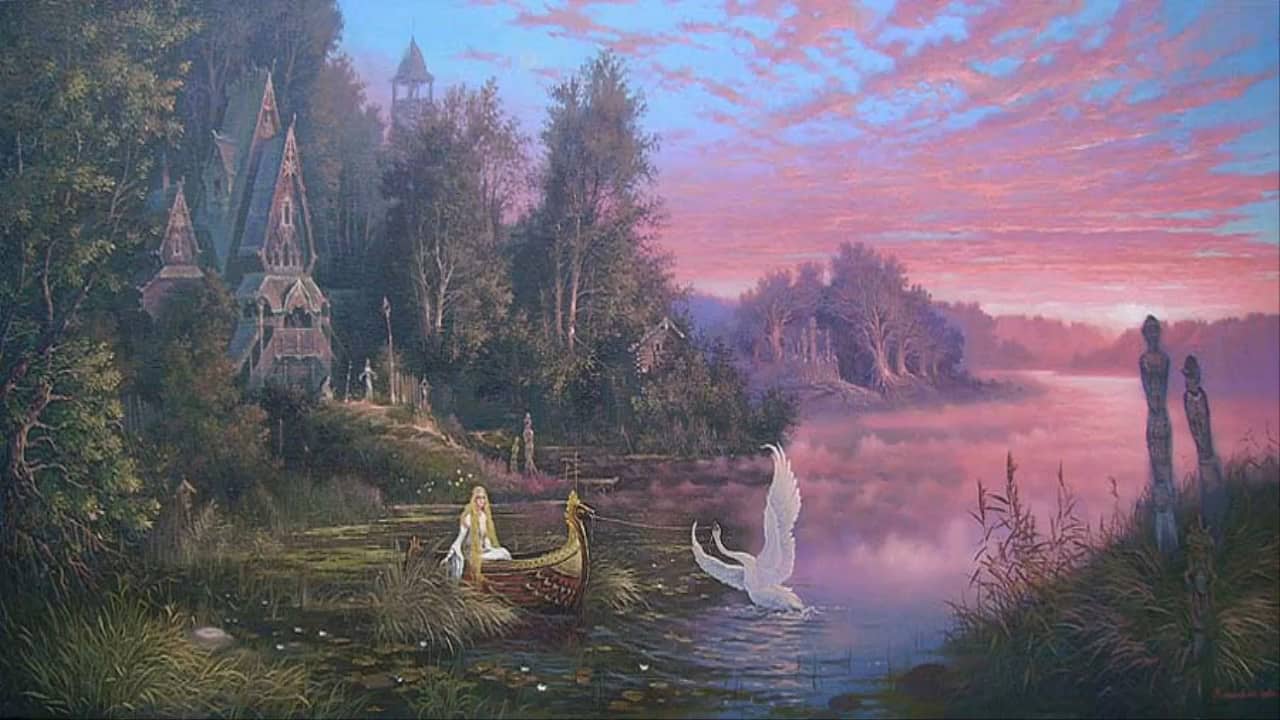 Paintings of Hyperborean Russia by Alexander Uglanov on Vimeo