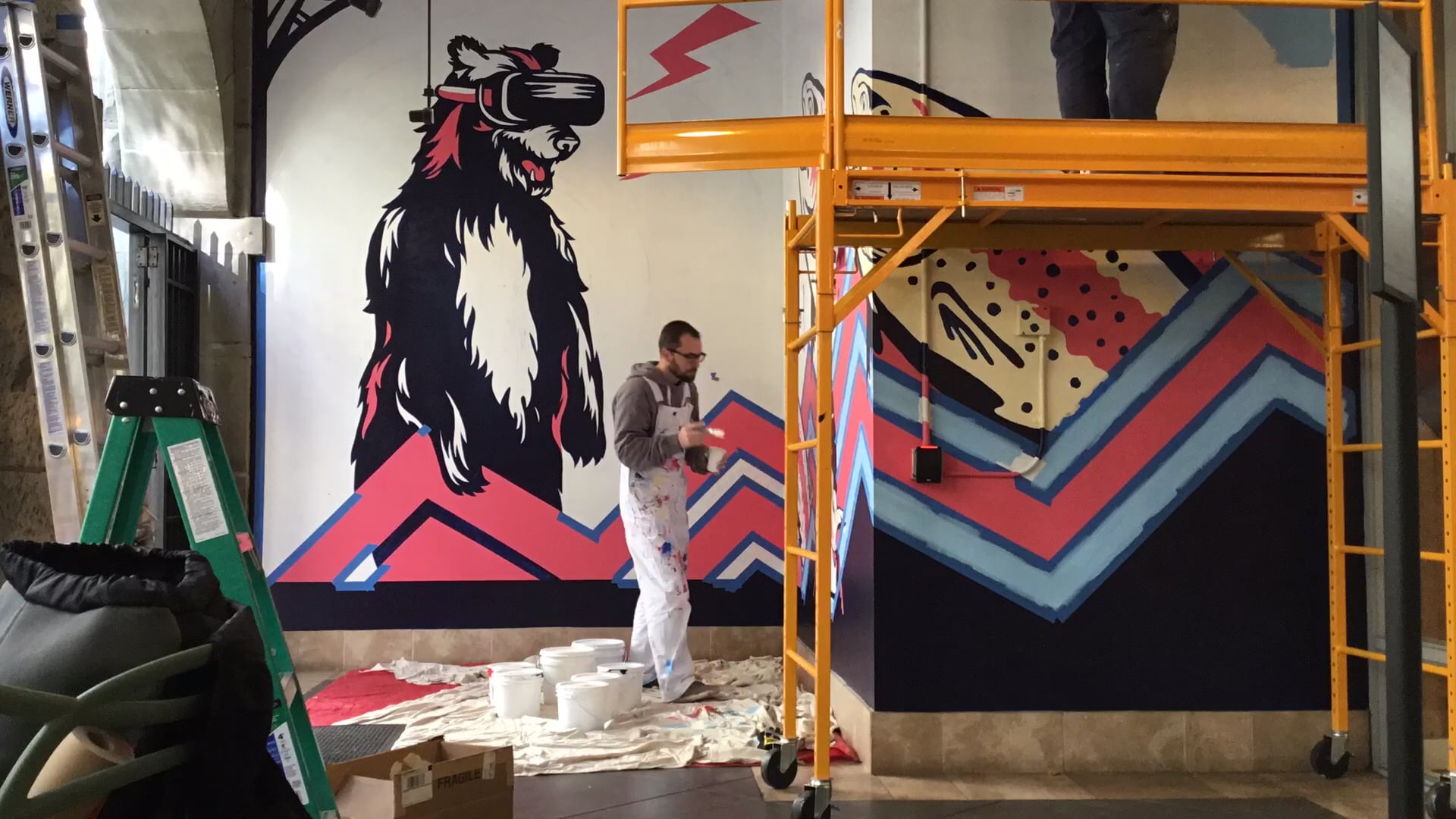 Haystack Studios: Wework Mural Process on Vimeo