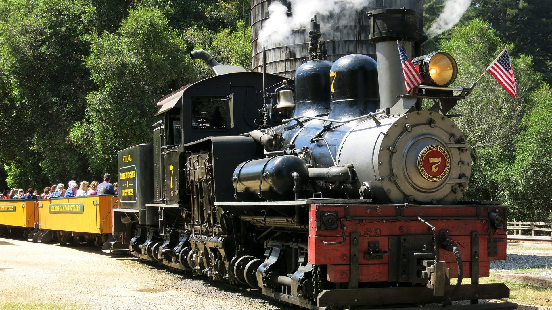 Travel for Kids | Roaring Camp Redwood Forest Steam Train Santa Cruz on ...