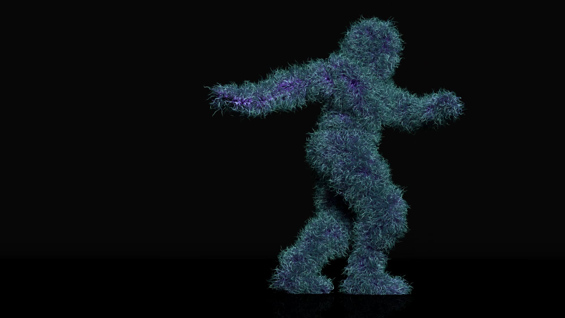 Dancing Fuzz ball on Vimeo