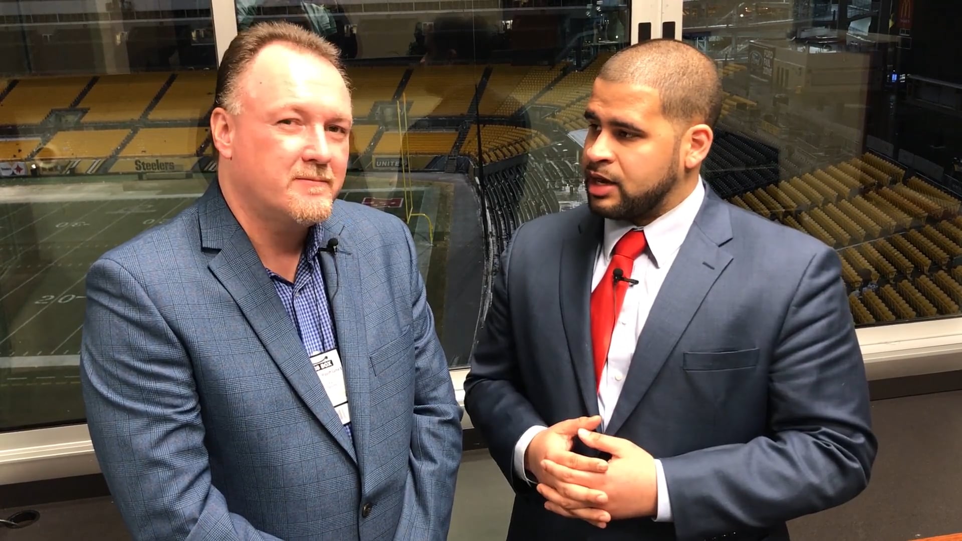 Carter, Lolley - PNC Steelers Postgame 1.14.18 on Vimeo