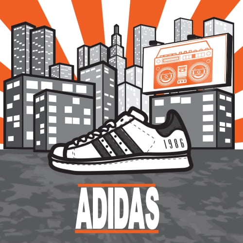 ANIM Superstar Adidas X RUN DMC
