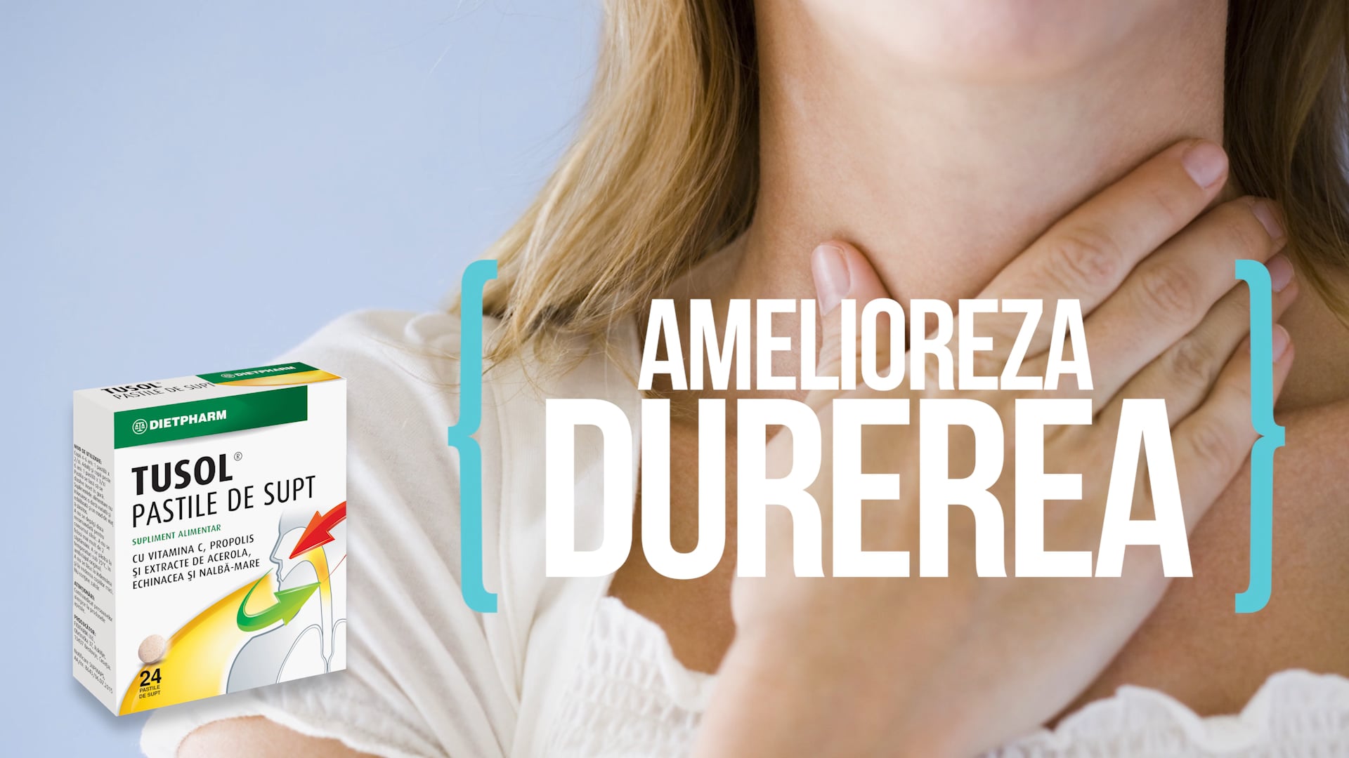 Tusol cu Vitamina C + propolis x 24 pastile on Vimeo