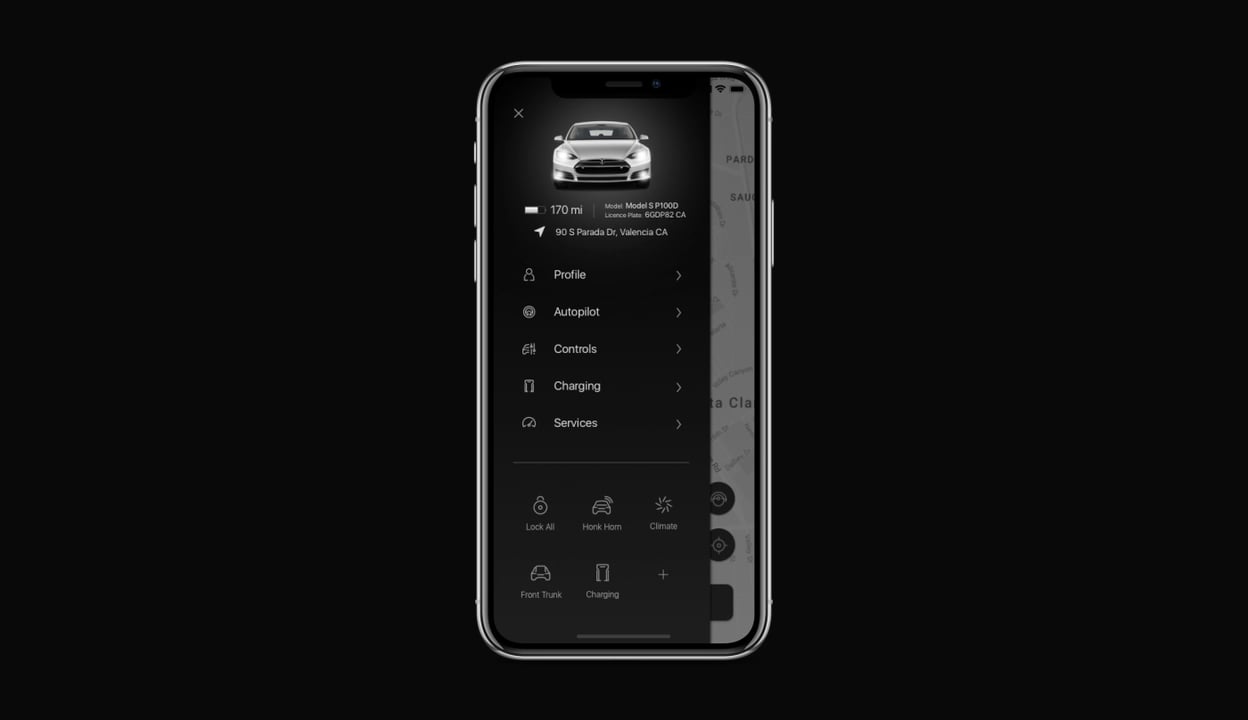 Tesla Autopilot App - Menu UX Animation on Vimeo