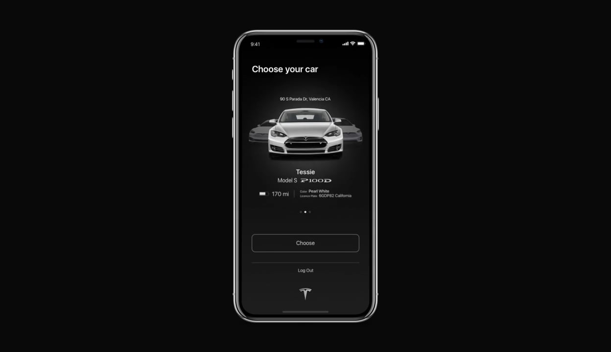 Tesla Autopilot App - Login UX Animation on Vimeo