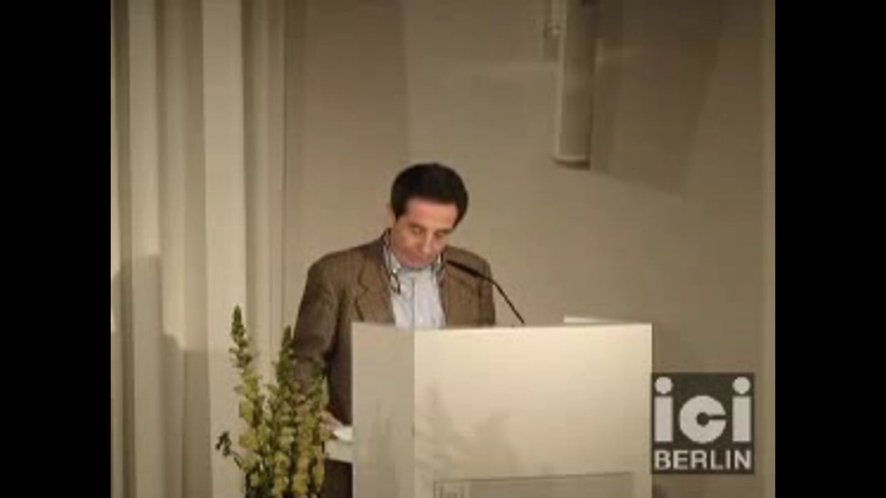 Carlo Galli - ICI Berlin
