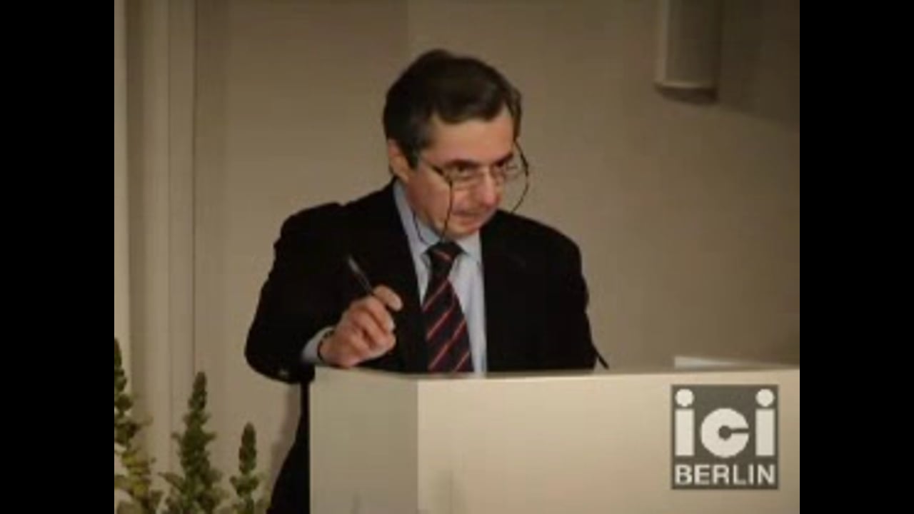 Carlo Galli - ICI Berlin