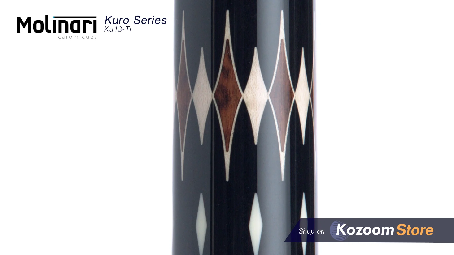 Molinari Kuro 13 Carom Billiard Cue Video Demonstration - store.kozoom.com on Vimeo
