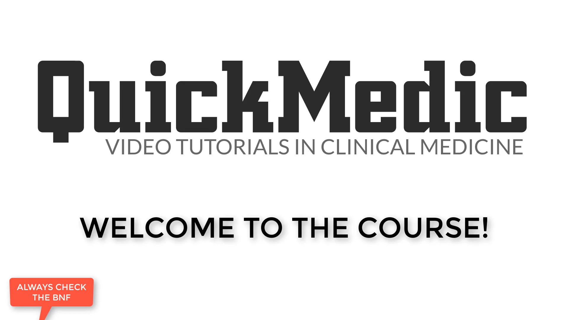 Watch QuickMedic - Medicine for Finals Online | Vimeo On Demand on Vimeo