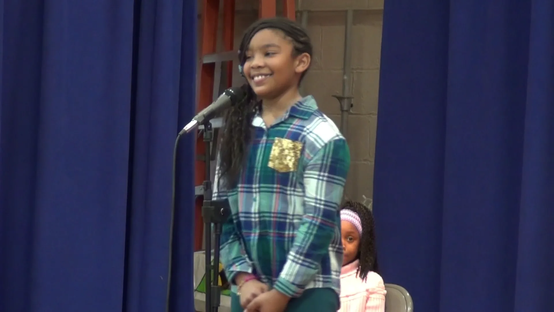 Aaliyah Younger Grade 1-4 Spelling Bee Winner