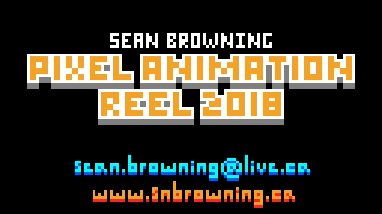 Sean Browning - Pixel Art Animation Reel 2018