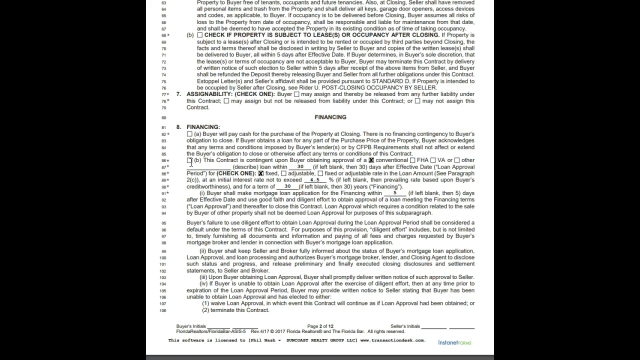 AS IS Contract Explained on Vimeo