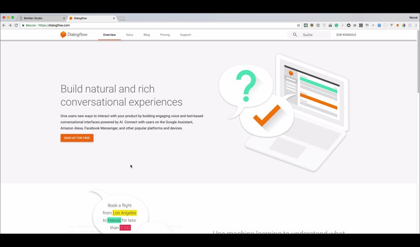 Setup Dialogflow Build A Chatbot Beyond Code
