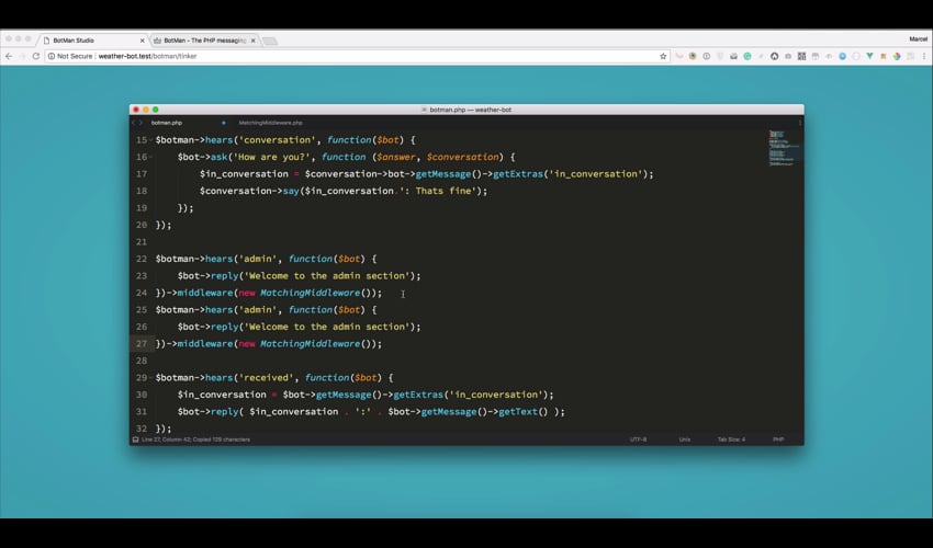 Middleware Groups - Build A Chatbot - Beyond Code