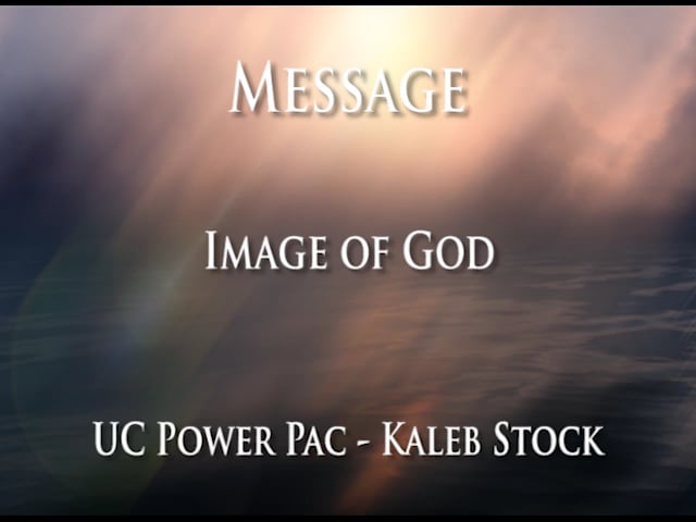 2018-01-20 "Image of God" by Kaleb Stock on Vimeo