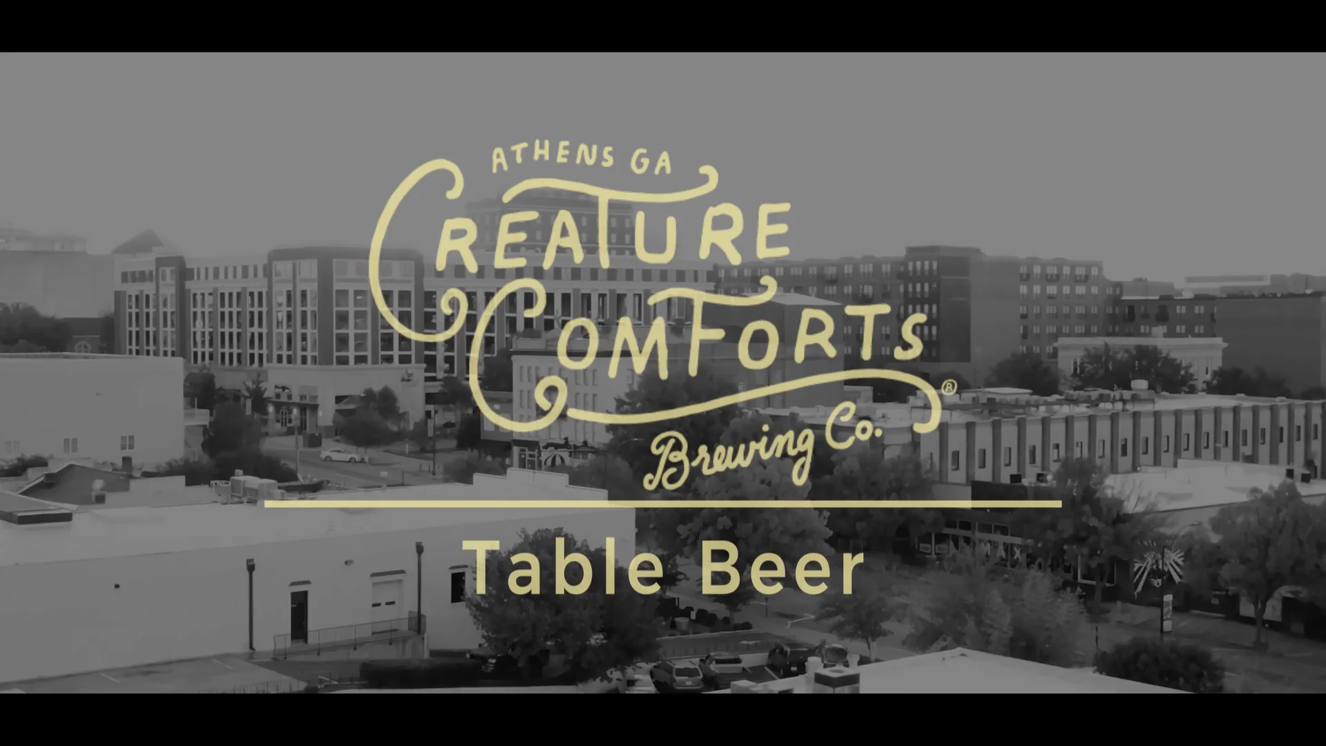 Table Beer, Creature Comforts Beer Co. on Vimeo