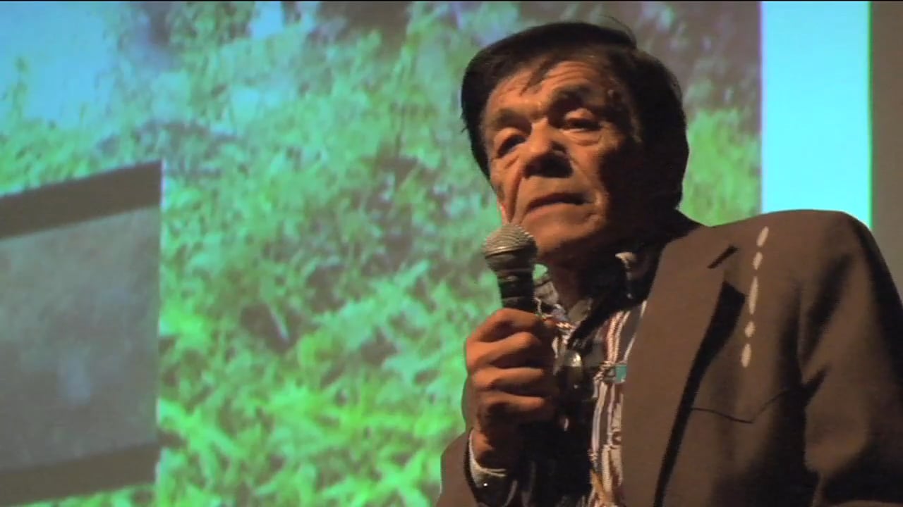 Cree Elder Don Cardinal speaks at Winnipeg event in 2006. on Vimeo