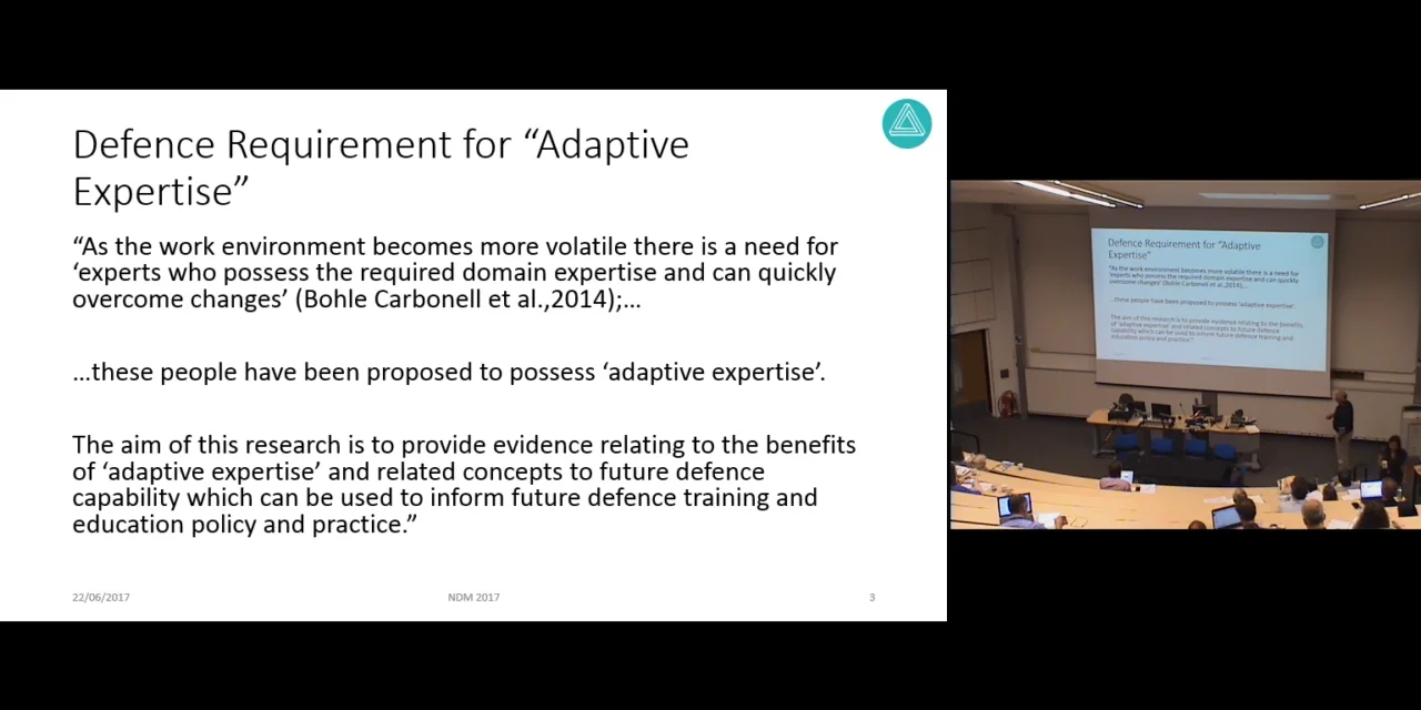 Developing Adaptive Expertise: A Synthesis of Literature and ...
