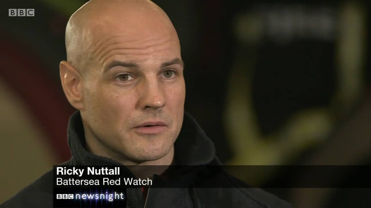 THE FIREFIGHTER first preview- Ricky Nuttall on BBC Newsnight on Vimeo