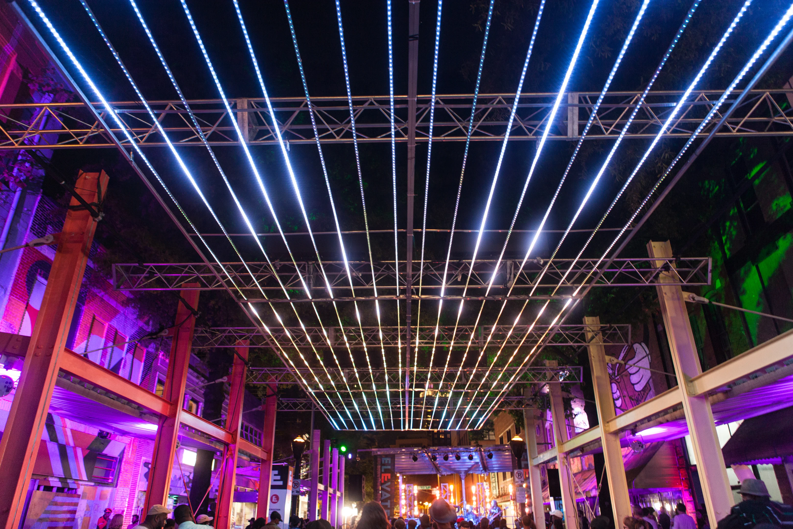 Elevate Atlanta Light Installation