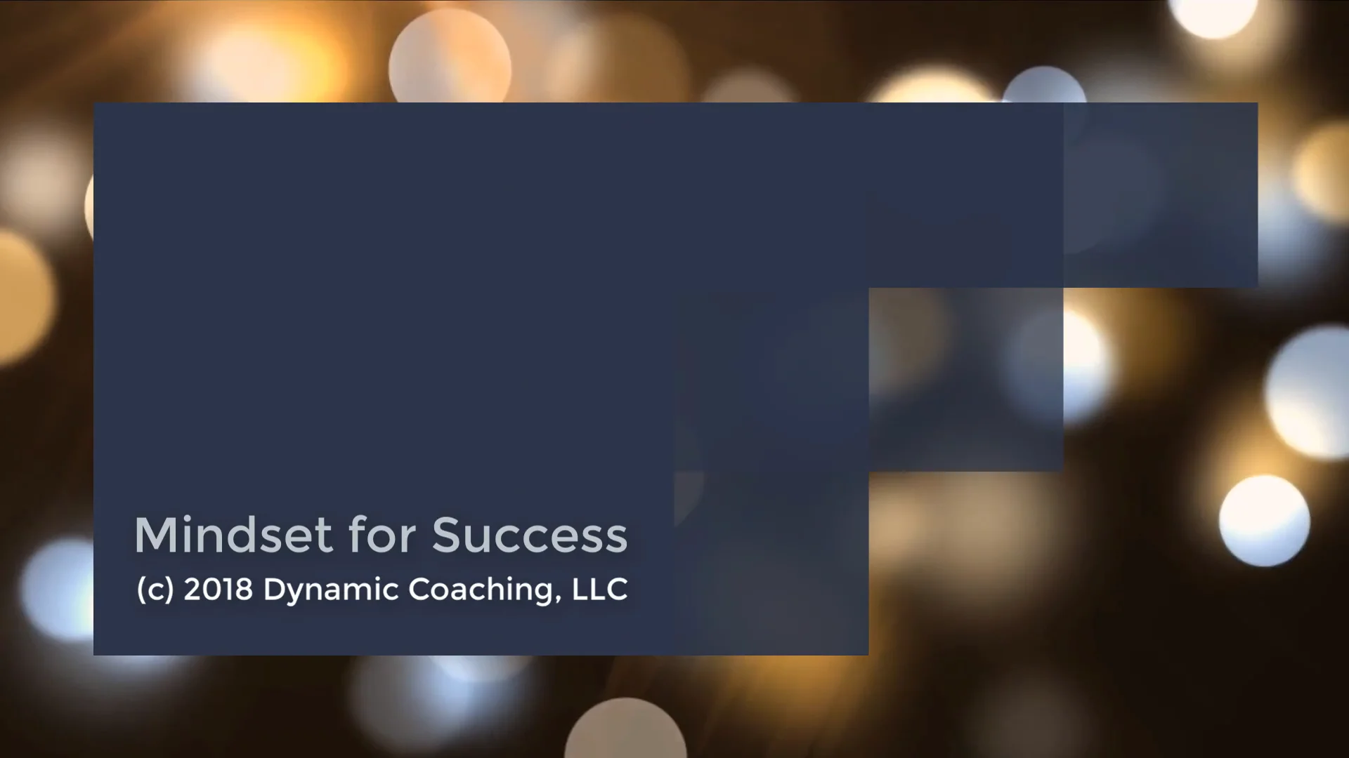 Mindset Session 3 Belief