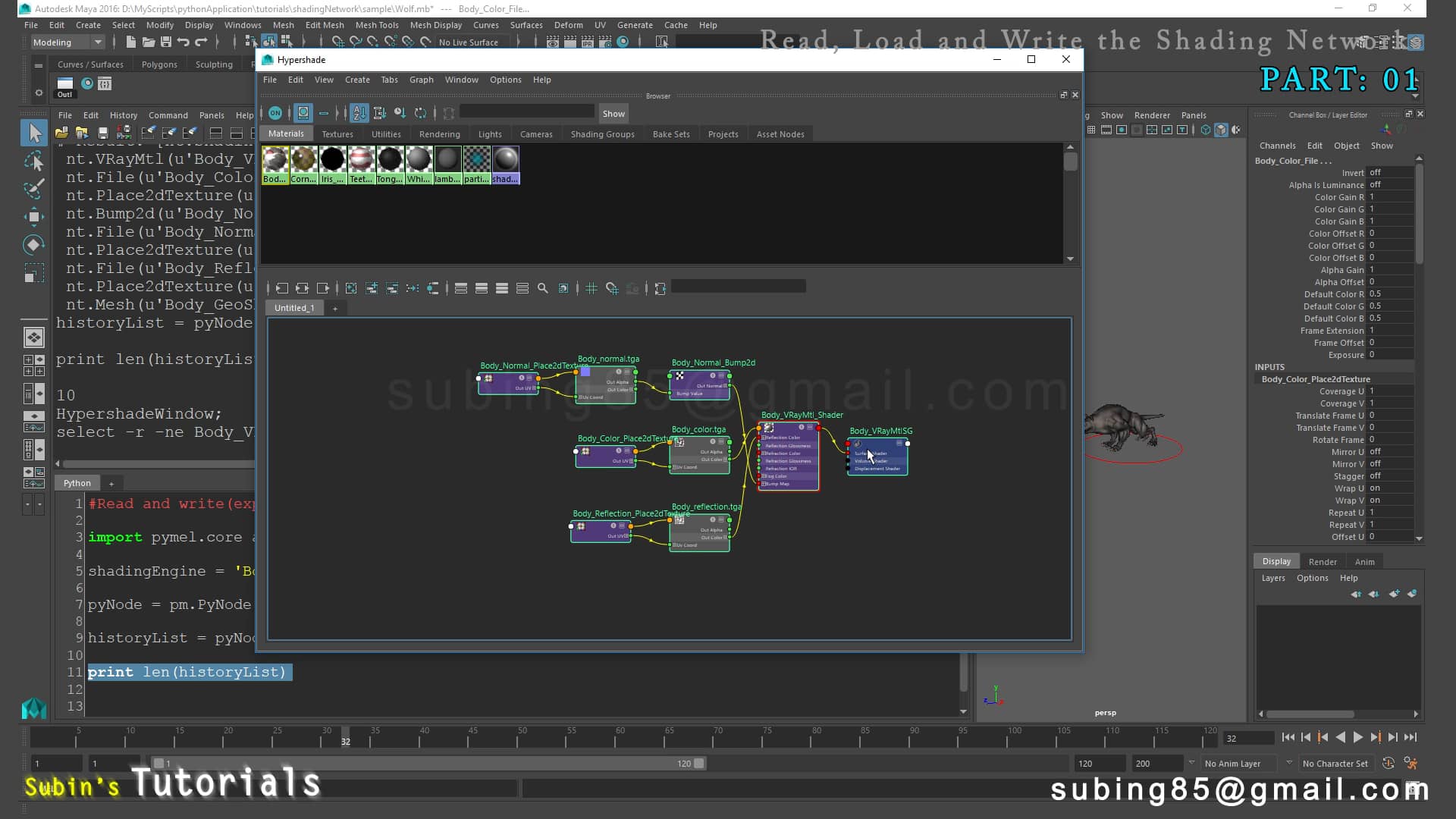 PART: 01 Read, Load and Write the Shader Networks on Vimeo