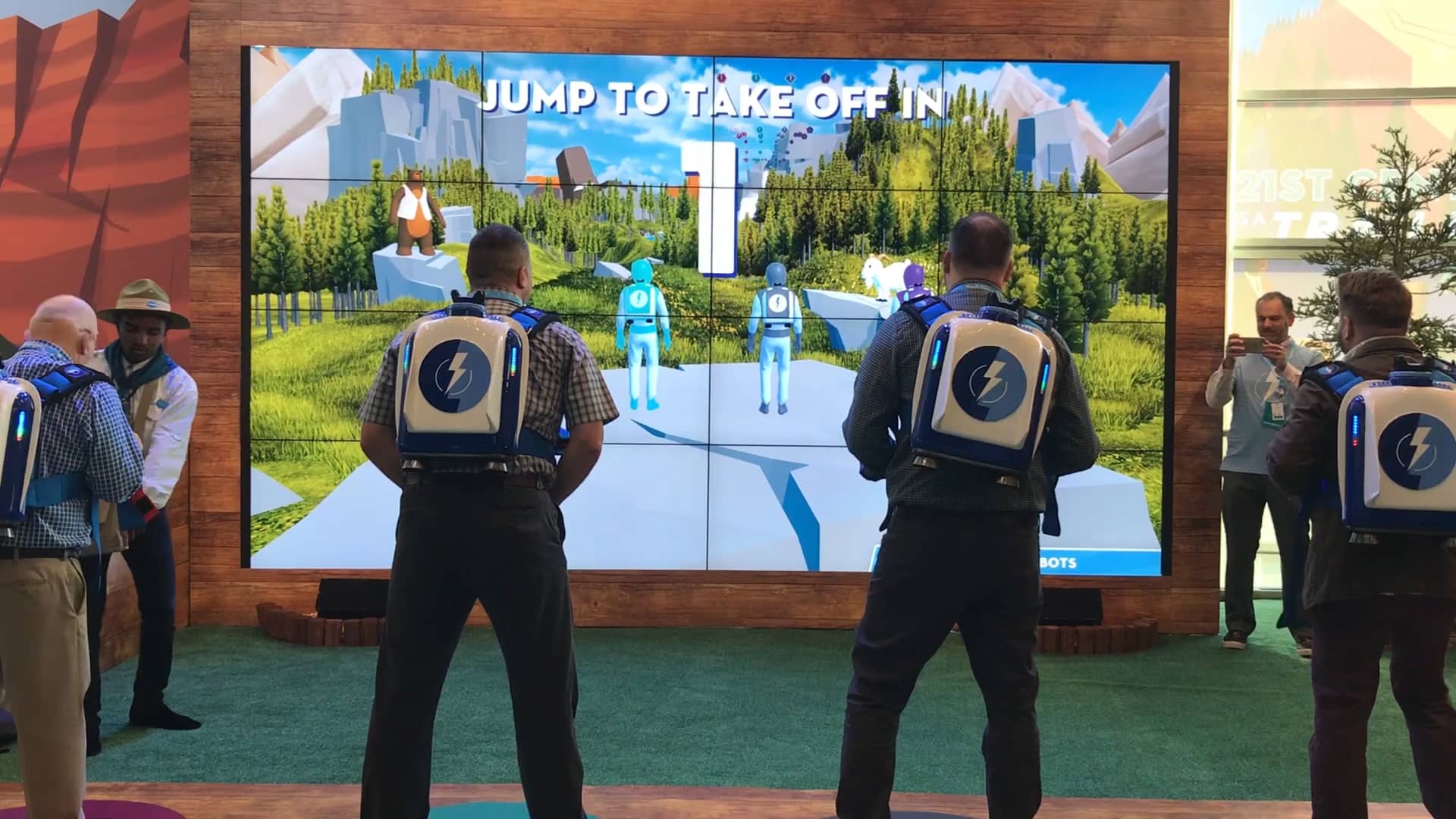 Dreamforce 17 Interactive Jetpack Game on Vimeo