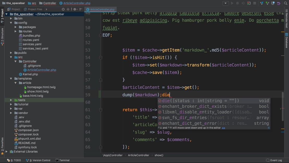 Configuring a Bundle > Symfony 4 Fundamentals: Services, Config ... Configuring a Bundle > Symfony 4 Fundamentals: Services, Config ...