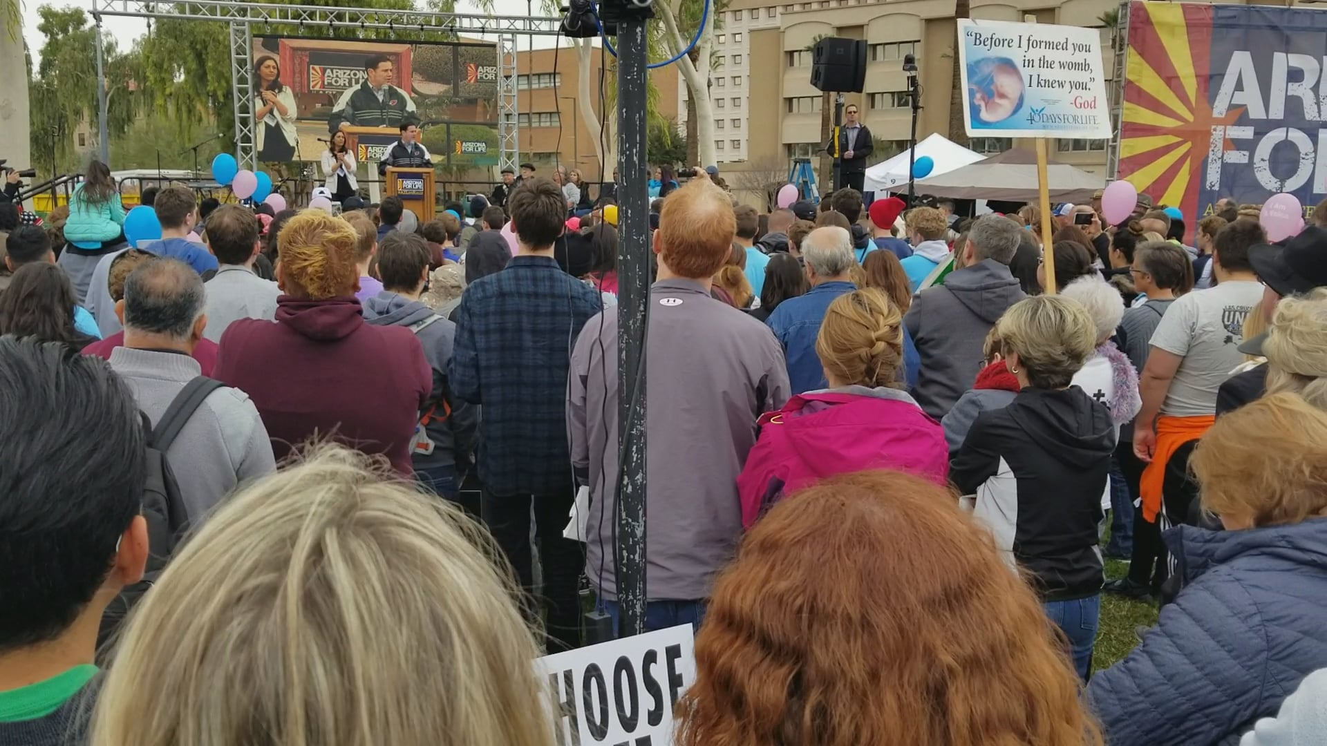 Arizona March for Life Rally with Governor Ducey on Vimeo