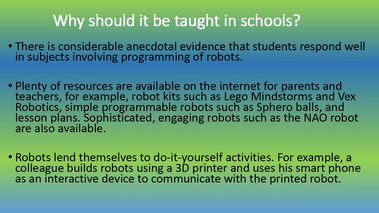 Academic Robot Training Center to Learn Robotics Courses: My Robo ...