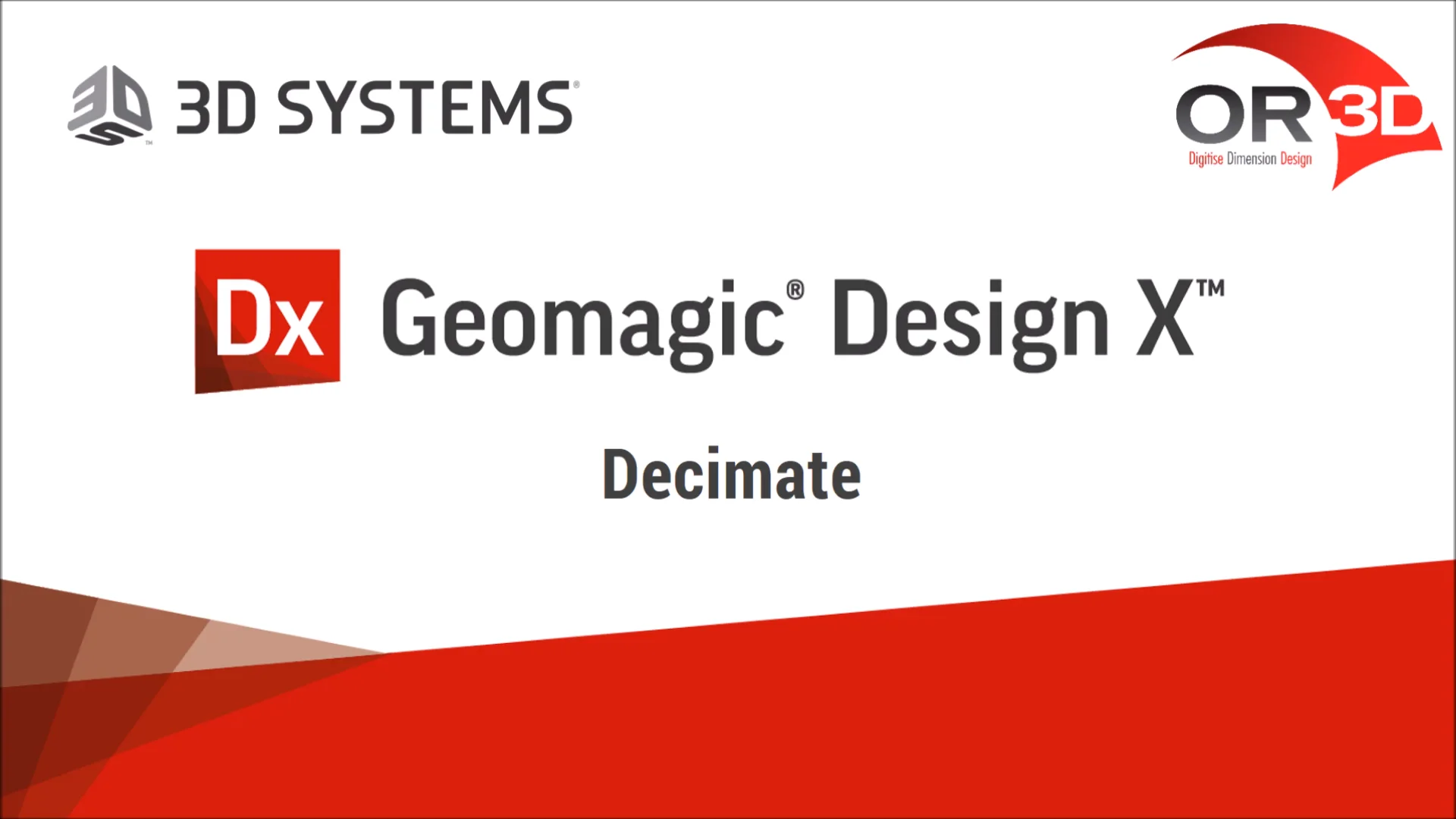 Design X - Tutorial - Decimate on Vimeo