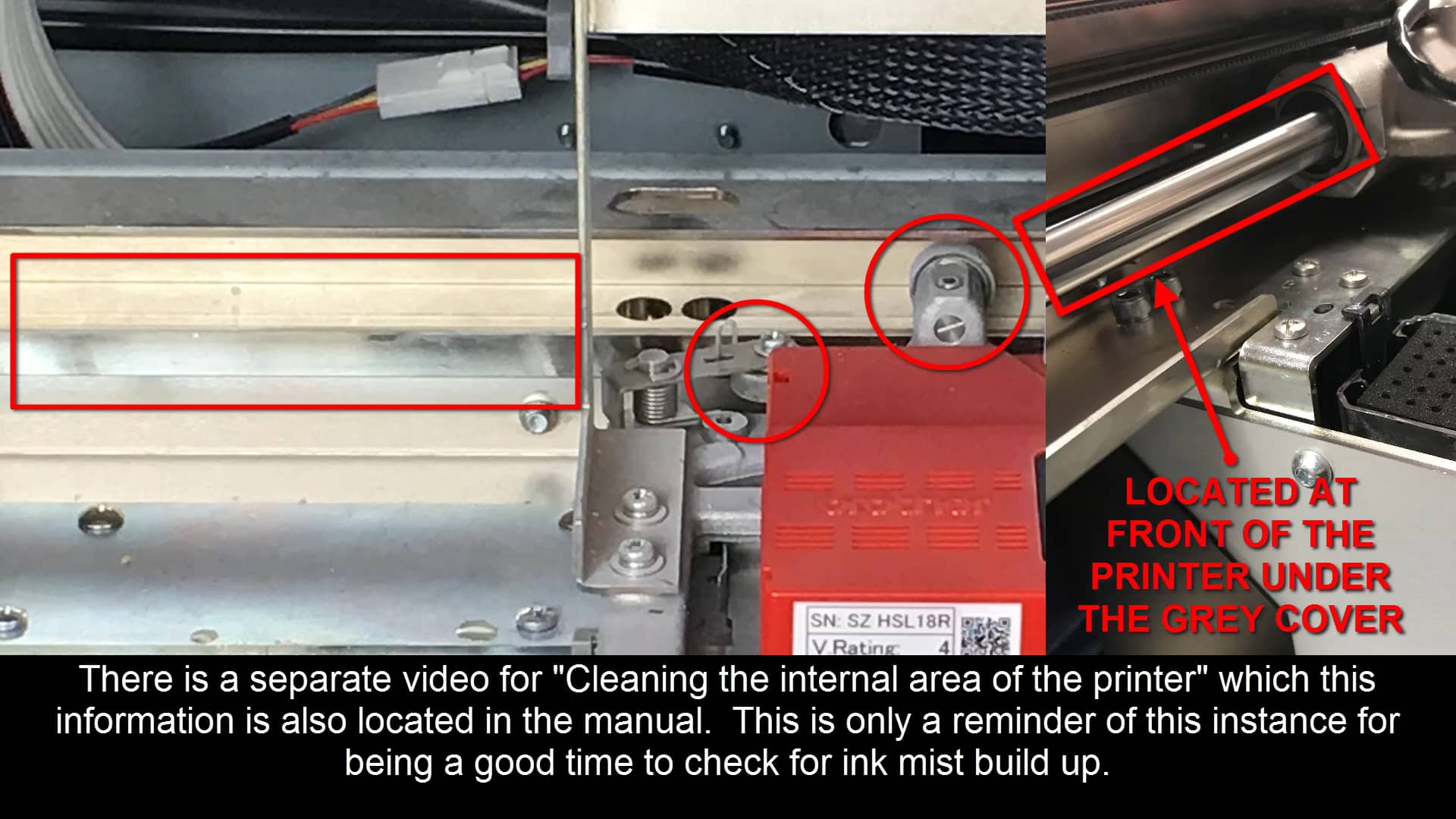 Replacing the GTX Flushing Foam - Brother DTG Maintenance on Vimeo