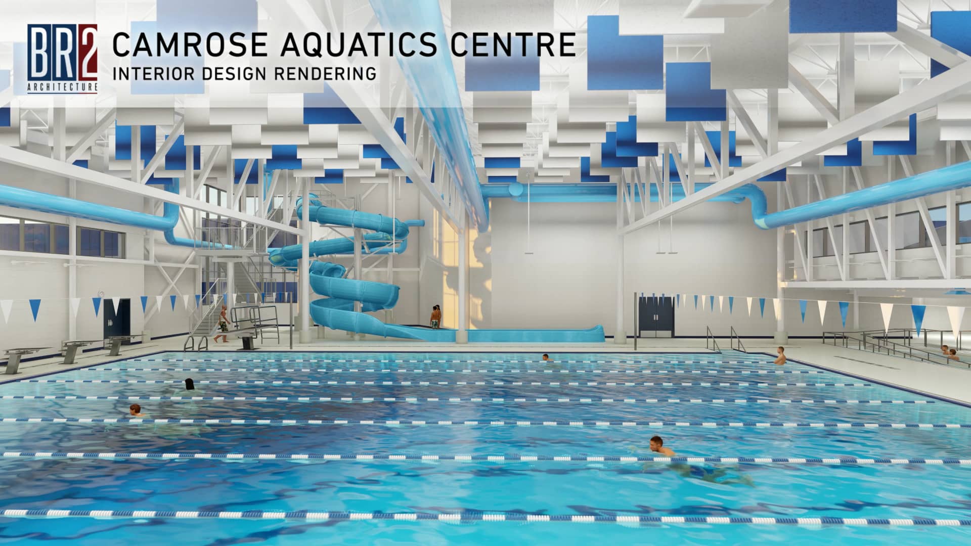 Camrose Aquatic Centre - Interior Flythrough on Vimeo