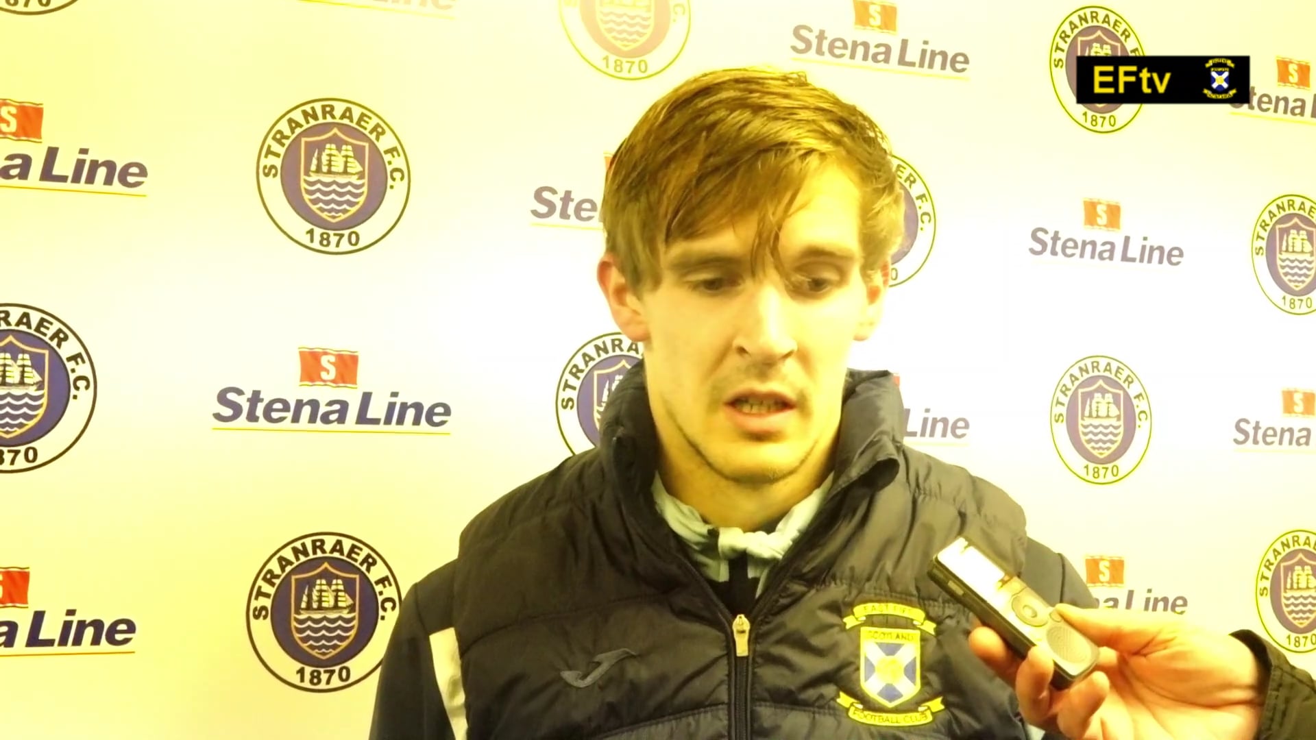 Kieran Millar Post Match v Stranraer on Vimeo