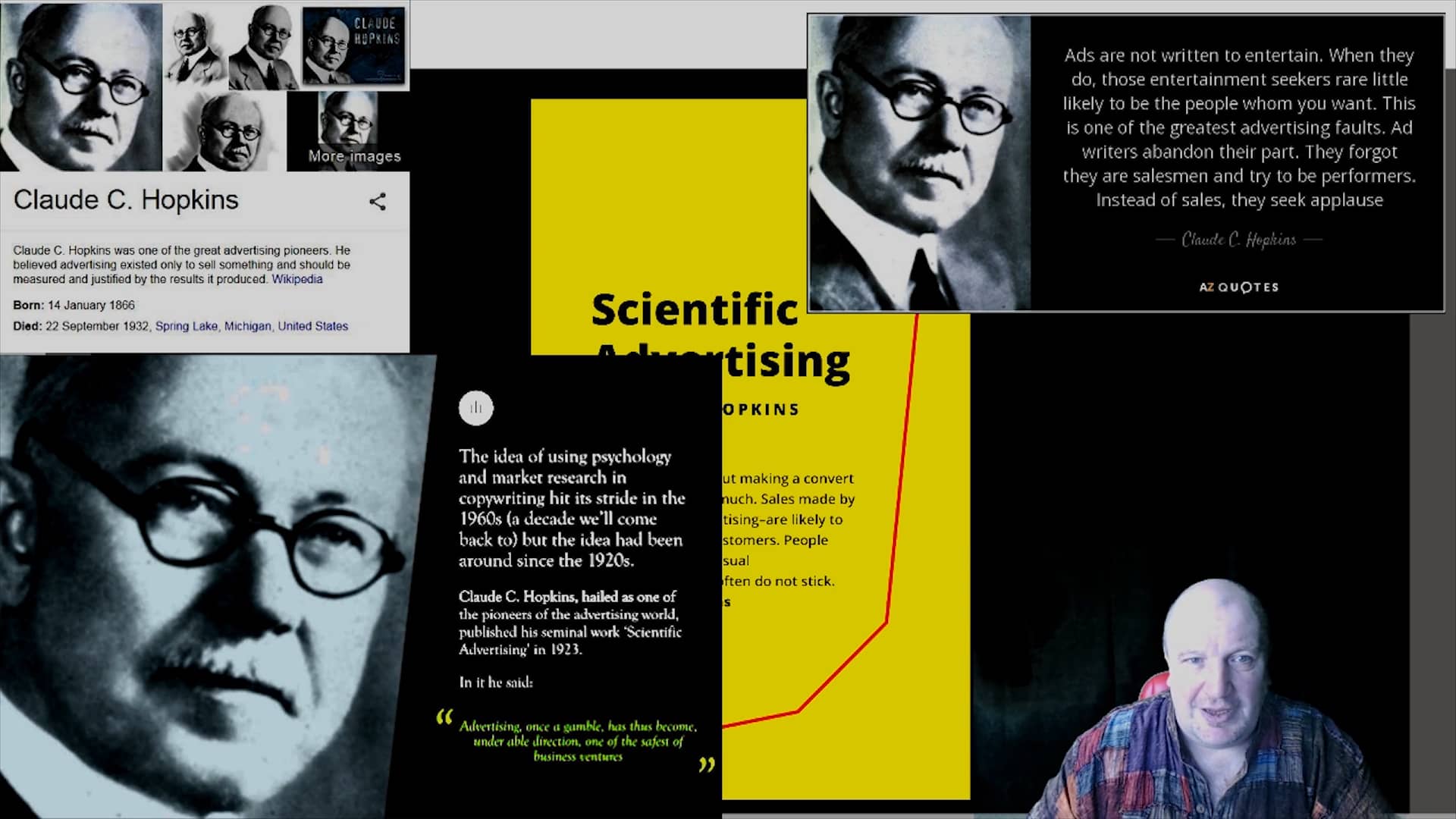 Claude C Hopkins. Scientific Advertising on Vimeo