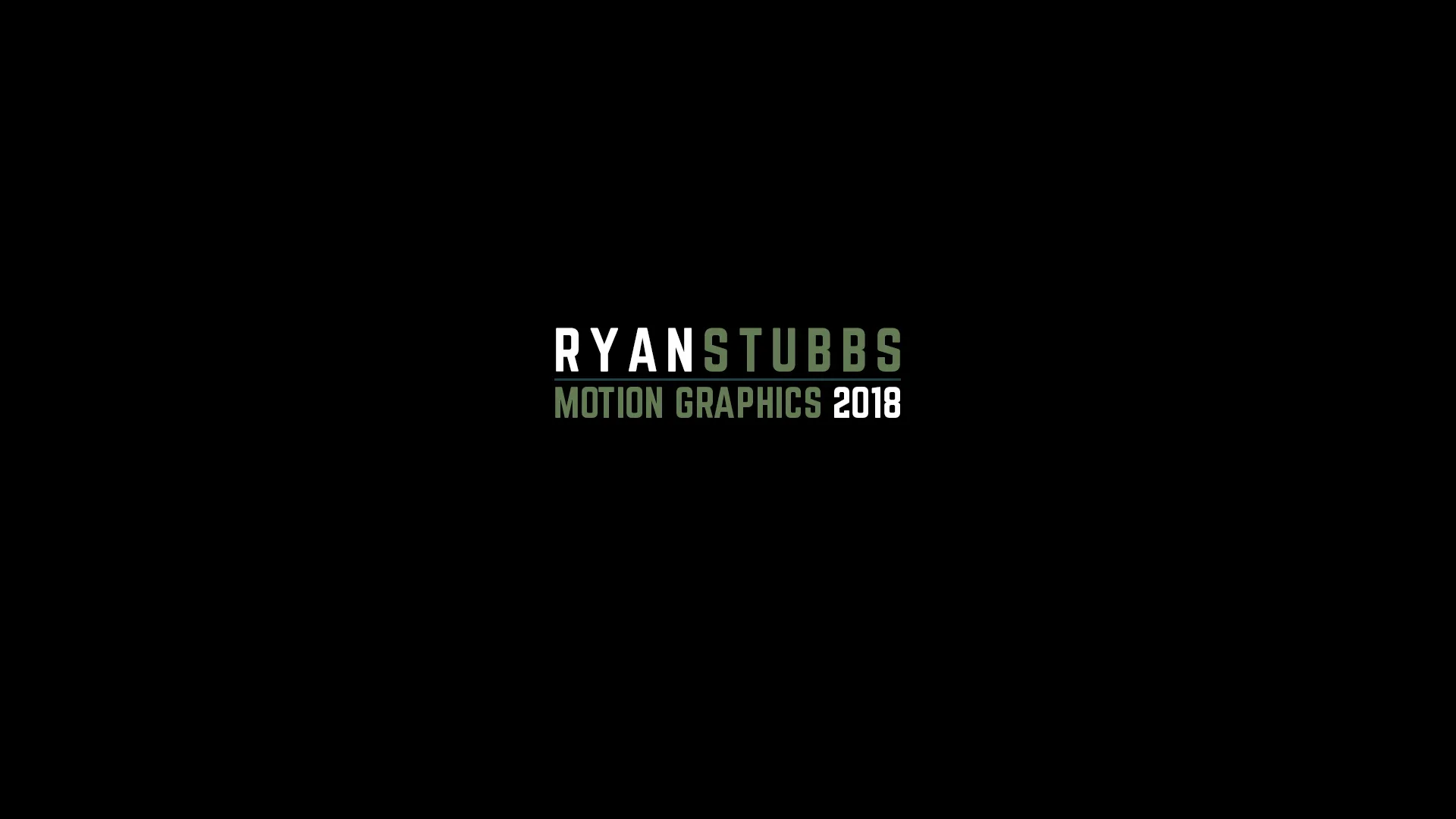 Ryan Stubbs - Motion Graphics - Showreel 2024 on Vimeo