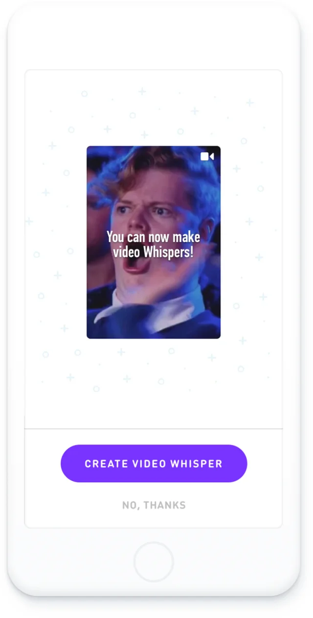 Whisper App Screenshot