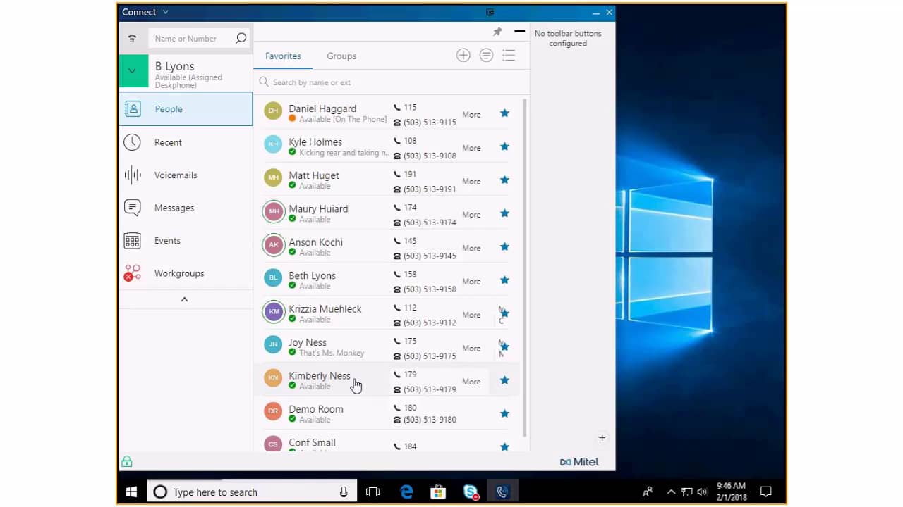 Mitel Connect Client Overview (previously ShoreTel) on Vimeo